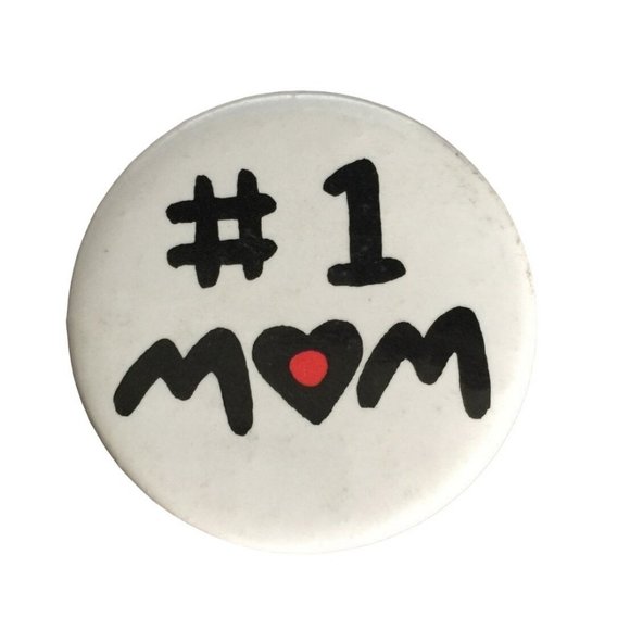 Other | 1 Mom Small Collectible Button Pin Gift For Mom Mothers Day ...